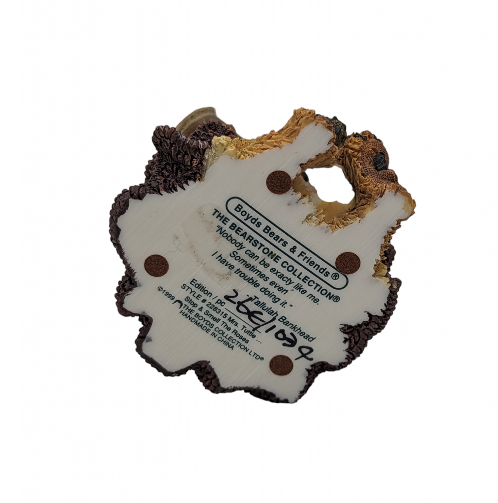 The Bearstone Collection - "Mrs. Tuttle...Stop and Smell The Roses ...